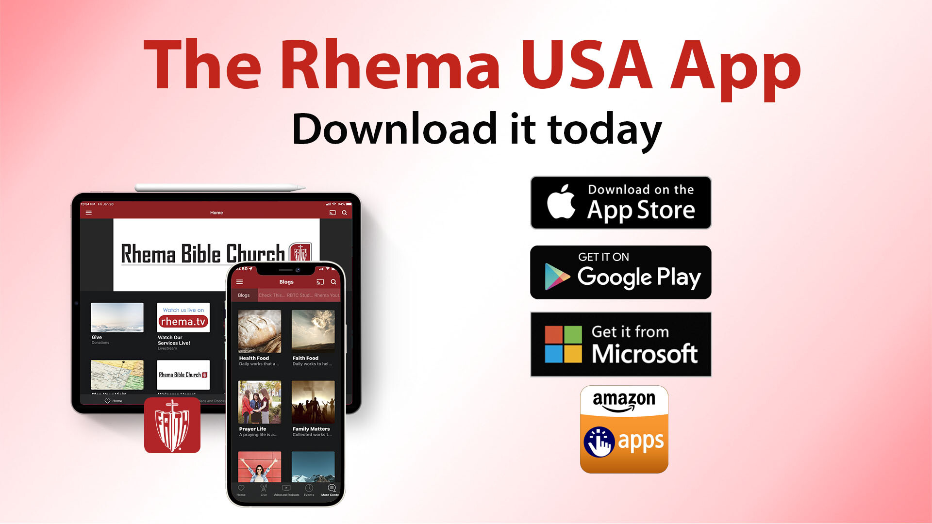 Rhema Bible Church's Weekly Service | Sunday 6pm | Rhema Bible Church