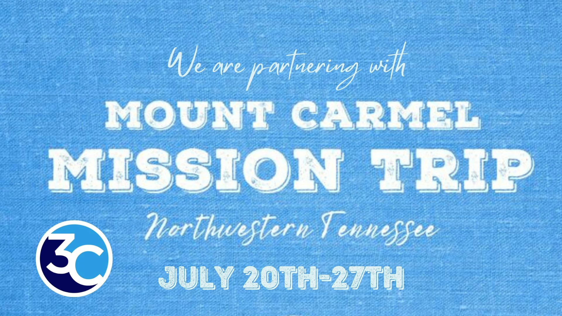 Events | 3C - Here to Be Good News