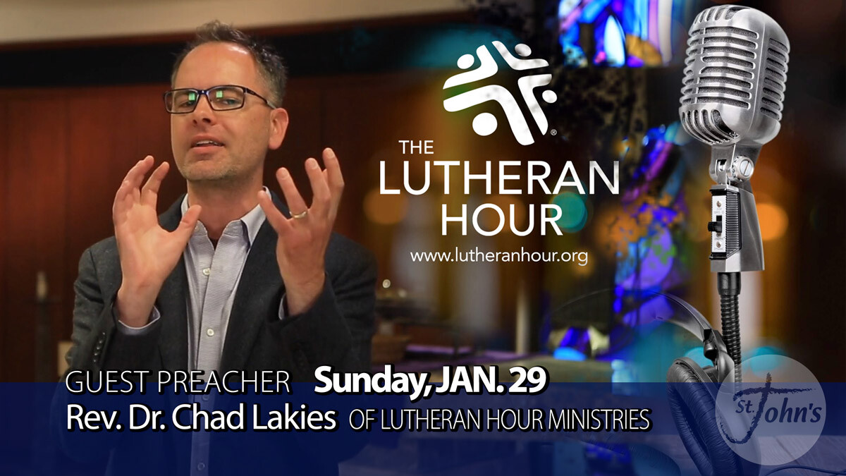 Special Guest Pastor | St. John's Lutheran Church of Orange