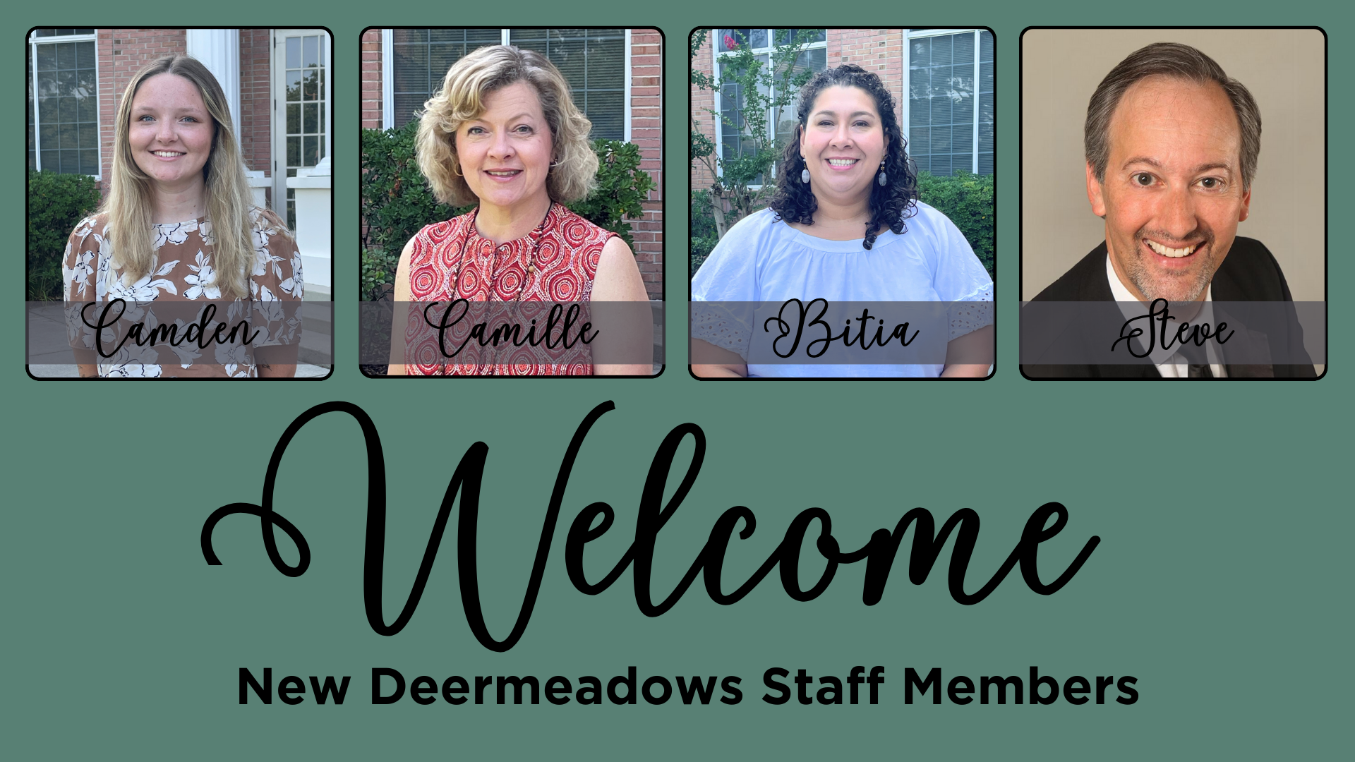 Welcome New Deermeadows Staff Members! | Blog | Deermeadows Baptist Church