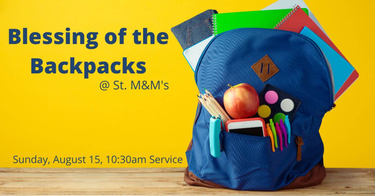 School Supply Donations and Blessing of the Backpacks | News & Updates ...