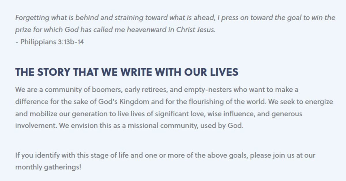 Introduction | EPIC | Grace Chapel