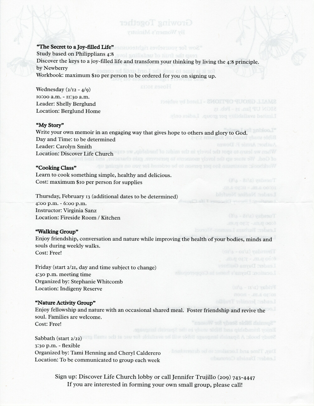 Small Groups | Discover Life Seventh-day Adventist Church