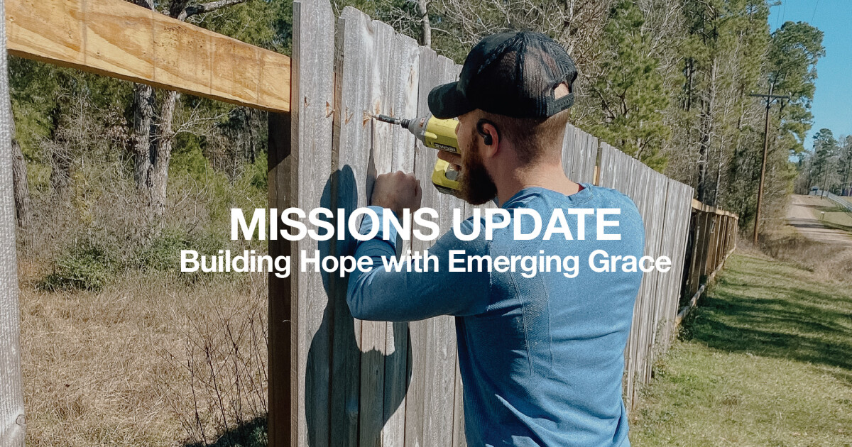 Missions Update: Building Hope with Emerging Grace | Blog | WoodsEdge ...