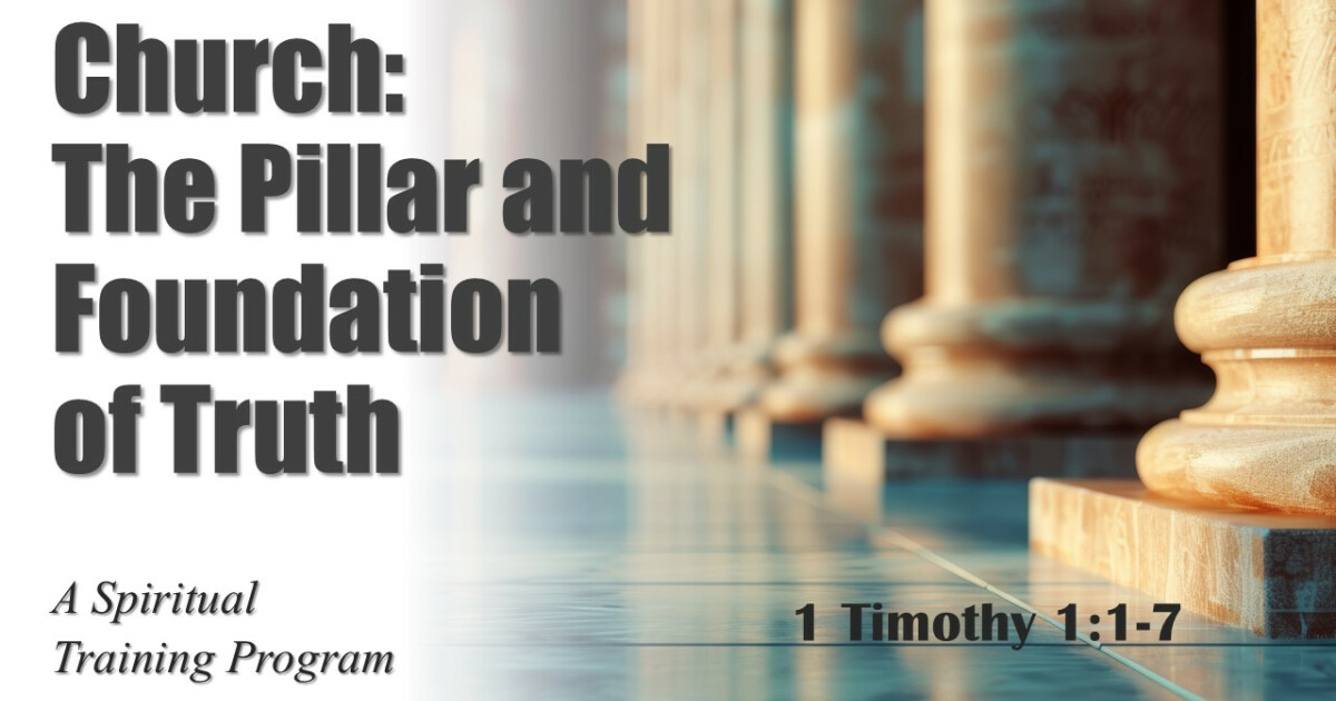 A Spiritual Training Program | Sermons | First Baptist Church Upper ...