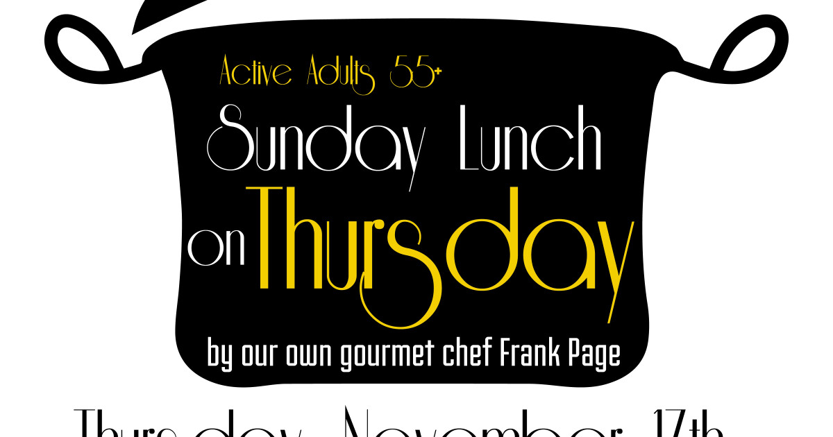 Active Adults (55+) Sunday Lunch on Thursday | Brookwood Baptist Church
