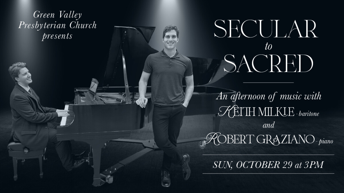 Secular to Sacred - An afternoon of music with Keith Milkie & Robert ...