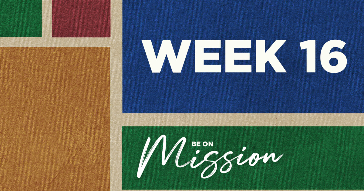 Week 16 Day 1 | Articles | Fishers United Methodist Church