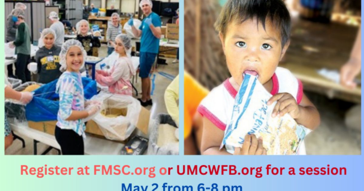 Feed My Starving Children Meal Pack - Register NOW | United Methodist ...