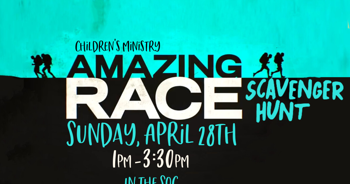 Children's Ministry - Amazing Race Scavenger Hunt | Brookwood Baptist ...
