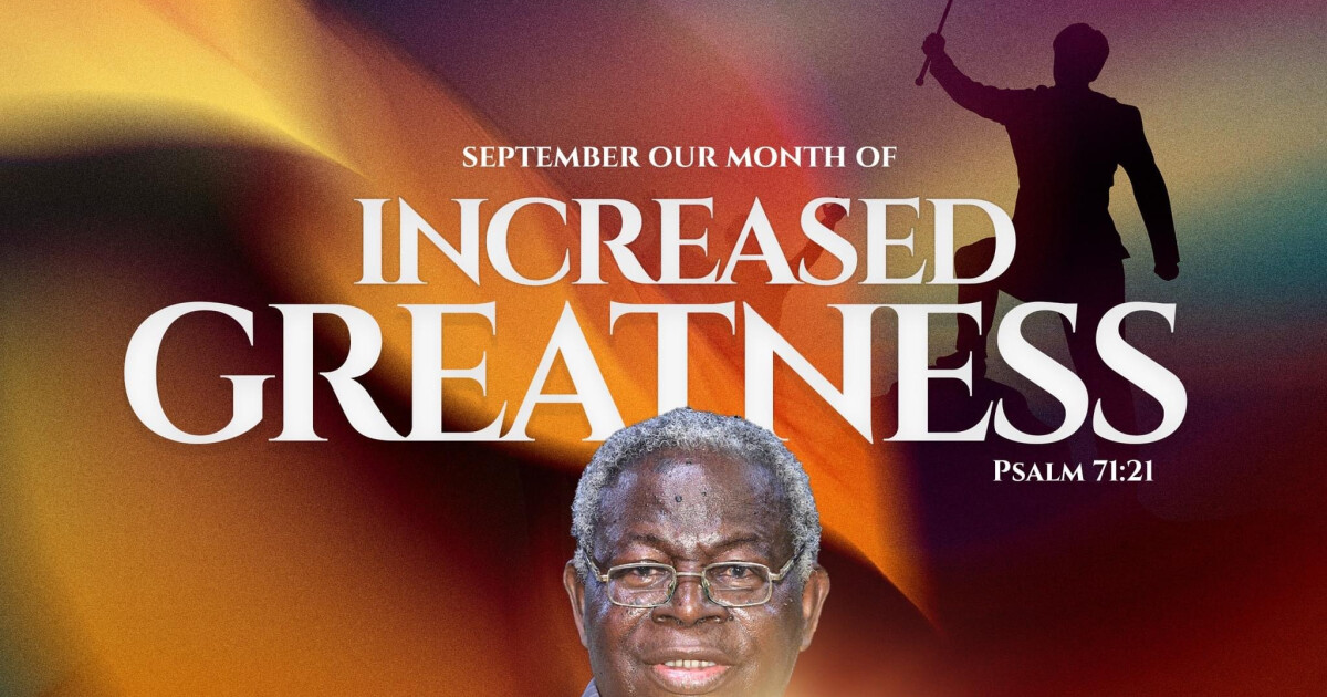 September - Our Month of Increased Greatness | Monthly Declarations ...