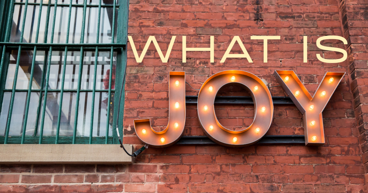 What is Joy? | Sermons | Prince of Peace Lutheran Church and School