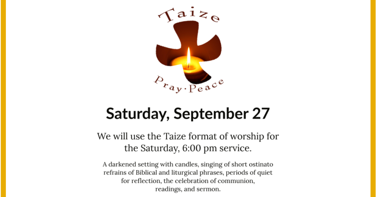 Taize Service | Resurrection Lutheran Church