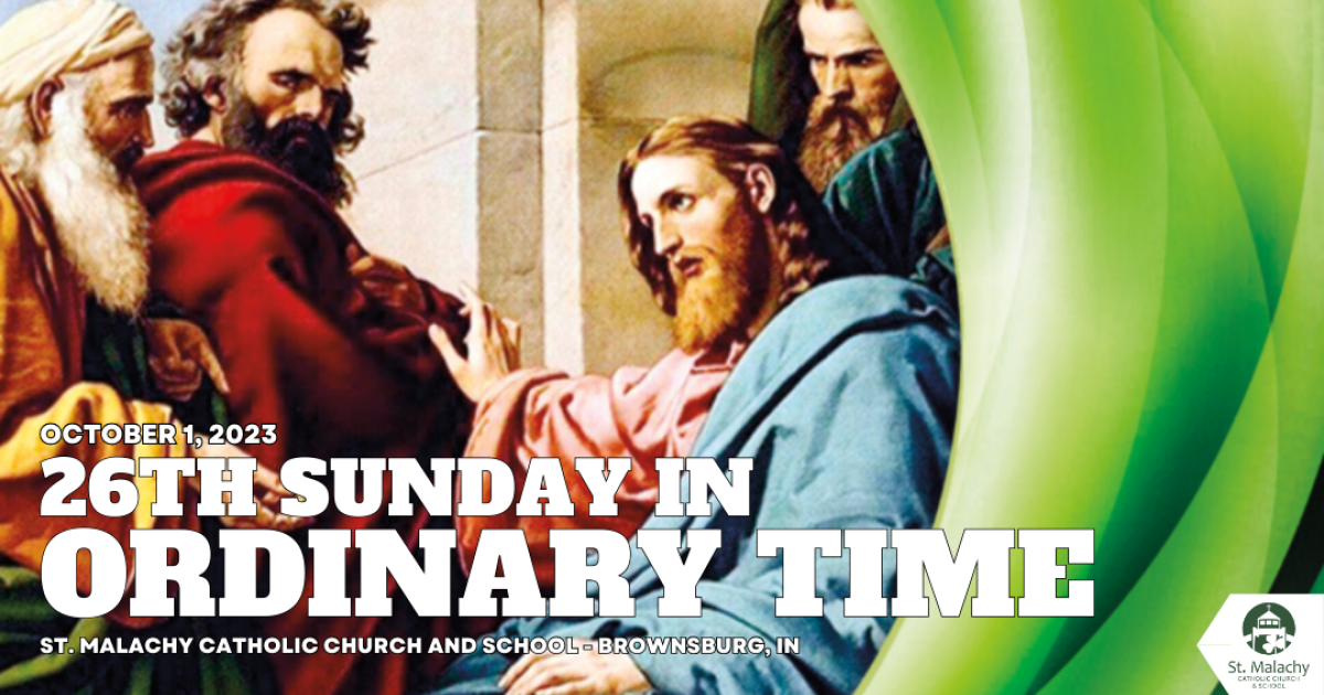 26th Sunday in Ordinary Time | Sermons | St. Malachy Catholic Church ...