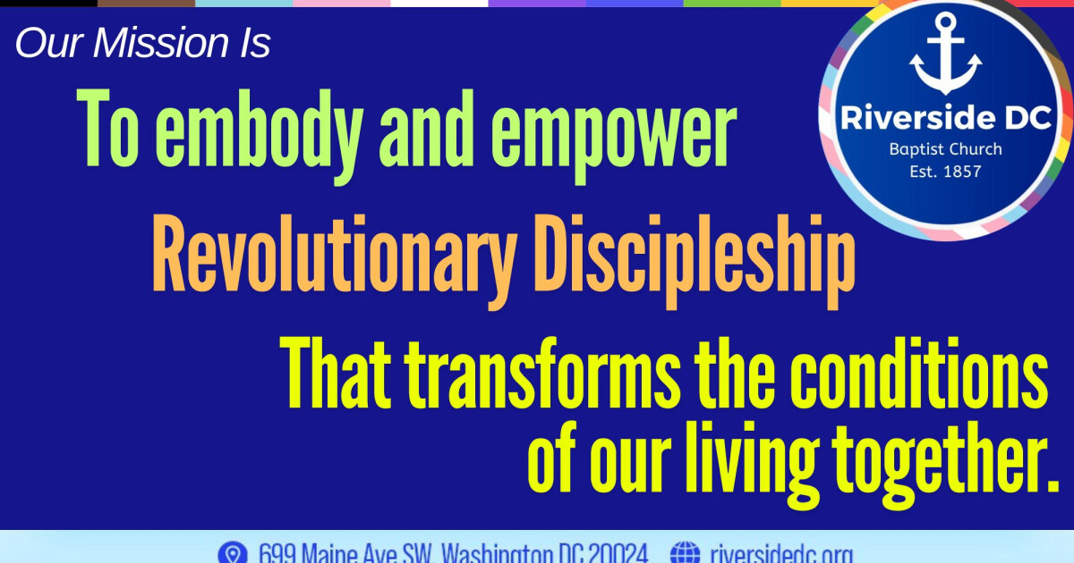Our Mission and Vision | Riverside Baptist Church Website