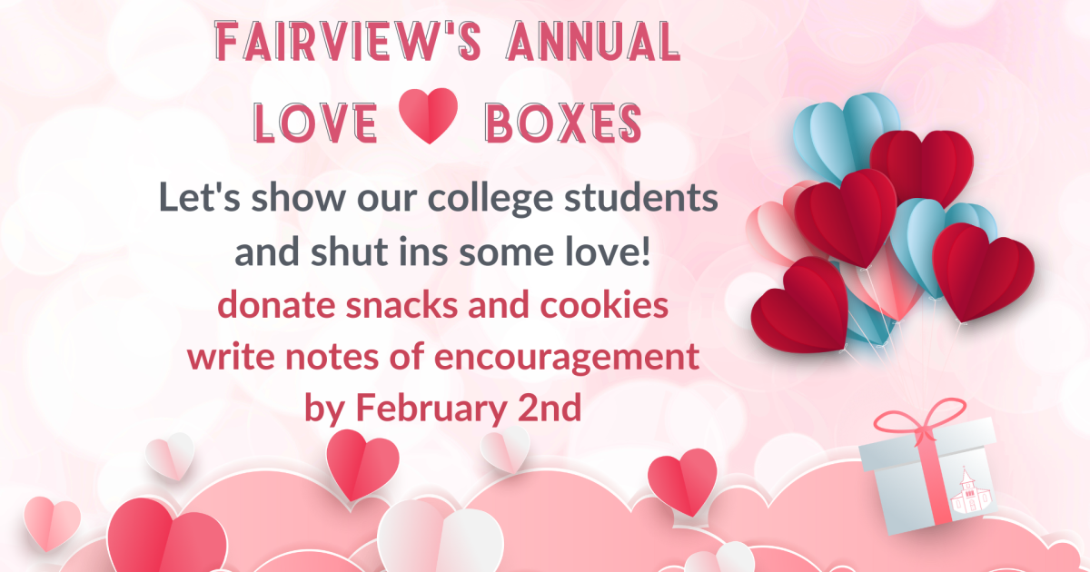 Fairview Love Boxes | News | Fairview Evangelical Presbyterian Church