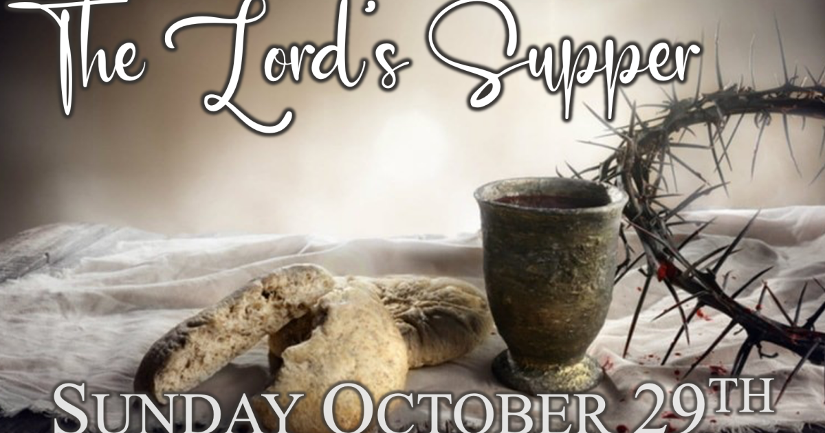 Lord's Supper | Unity Baptist Church Newnan GA
