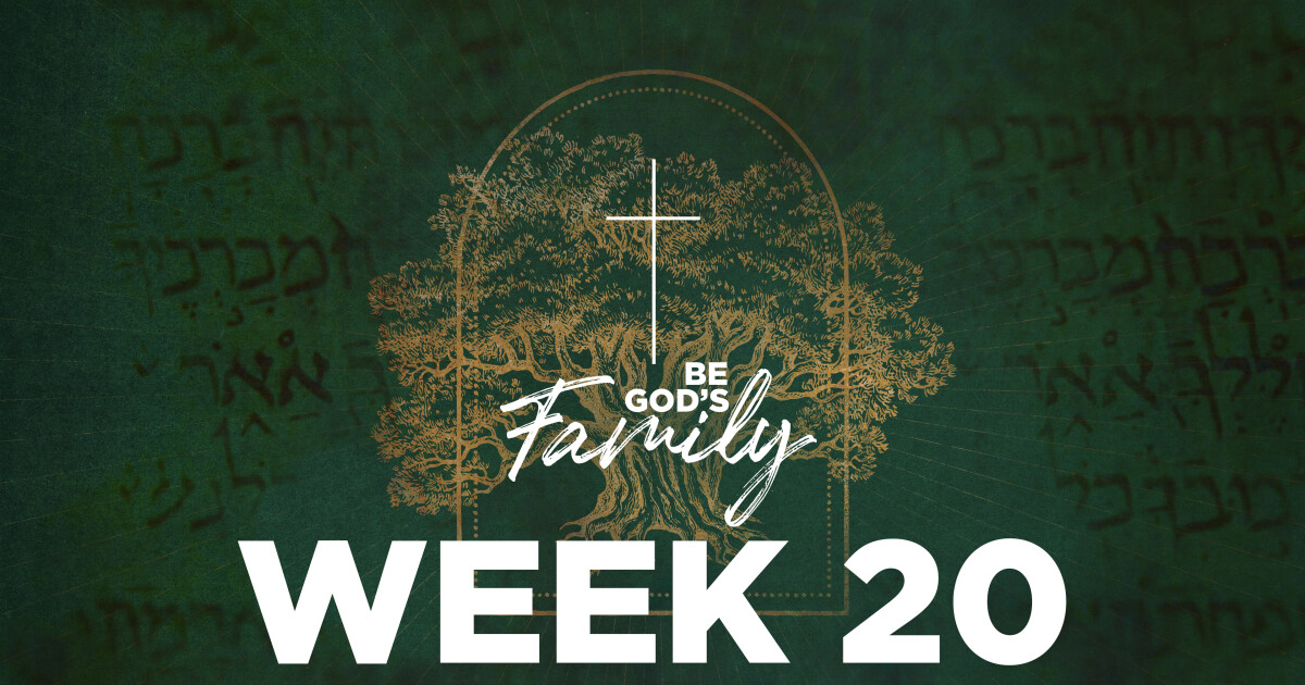 Week Twenty: Day One | Articles | Fishers United Methodist Church