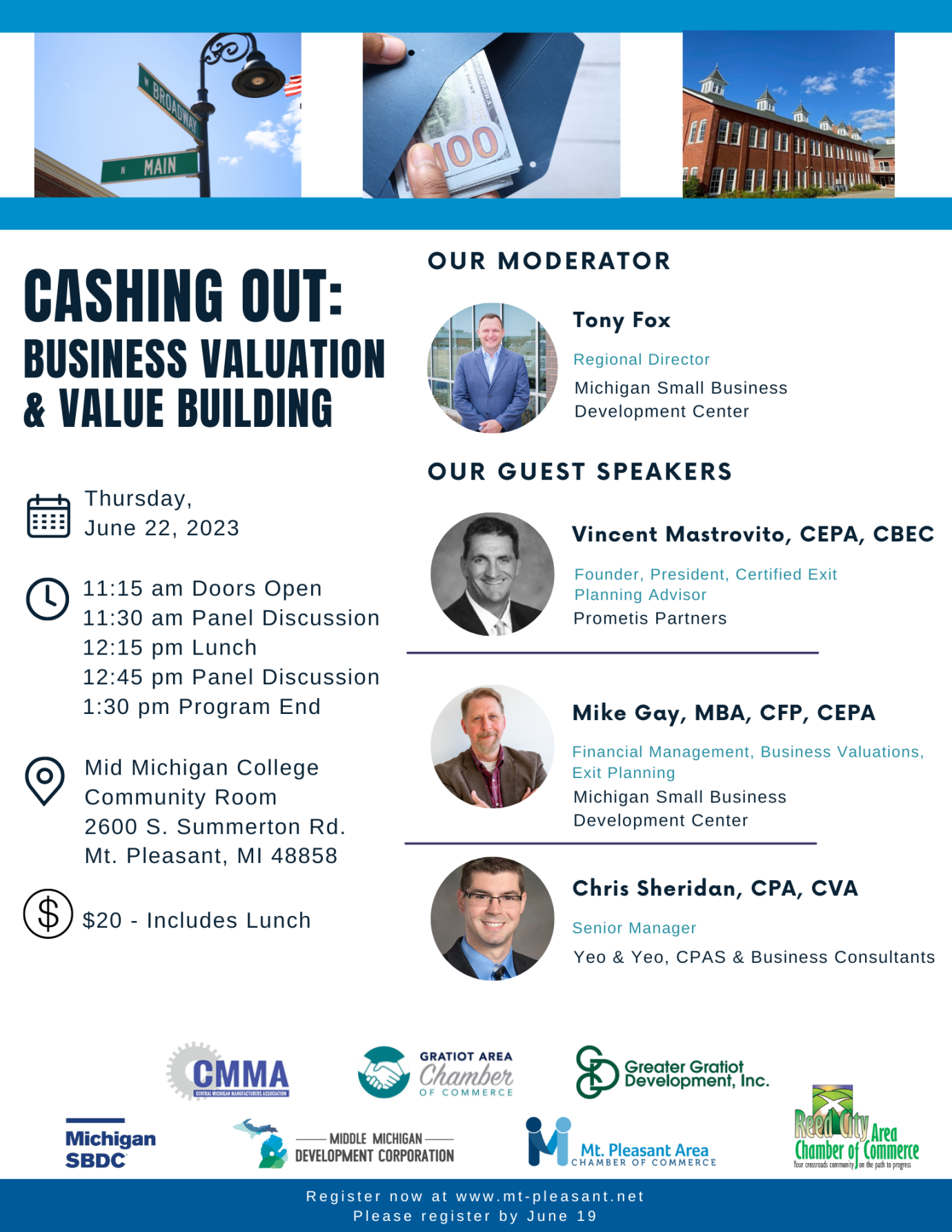 Cashing Out: Business Valuation & Value Building Panel | Middle ... Cashing Out: Business Valuation & Value Building Panel | Middle ...