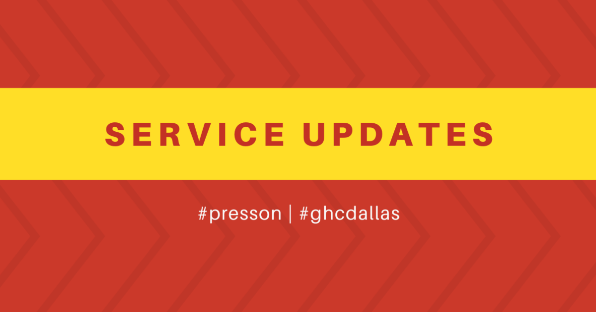 Service Updates | Global Harvest Church