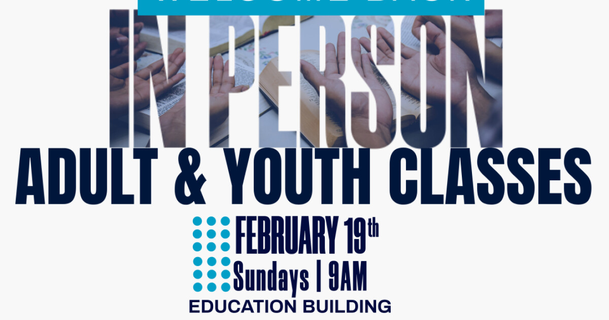 9 AM Adult Sunday School Class | St. John Missionary Baptist