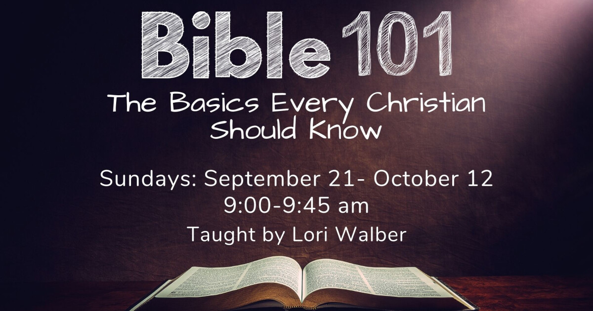 Bible 101 Study | Cross Winds United Methodist Church