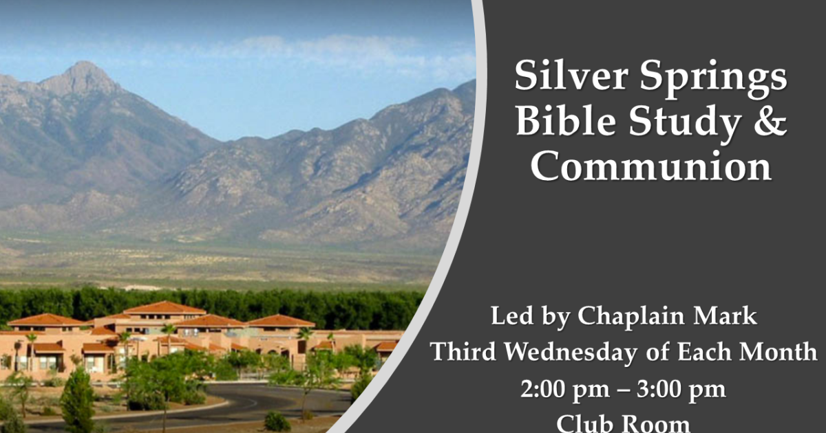 2 PM Silver Springs Bible Study | Desert Hills Lutheran Church