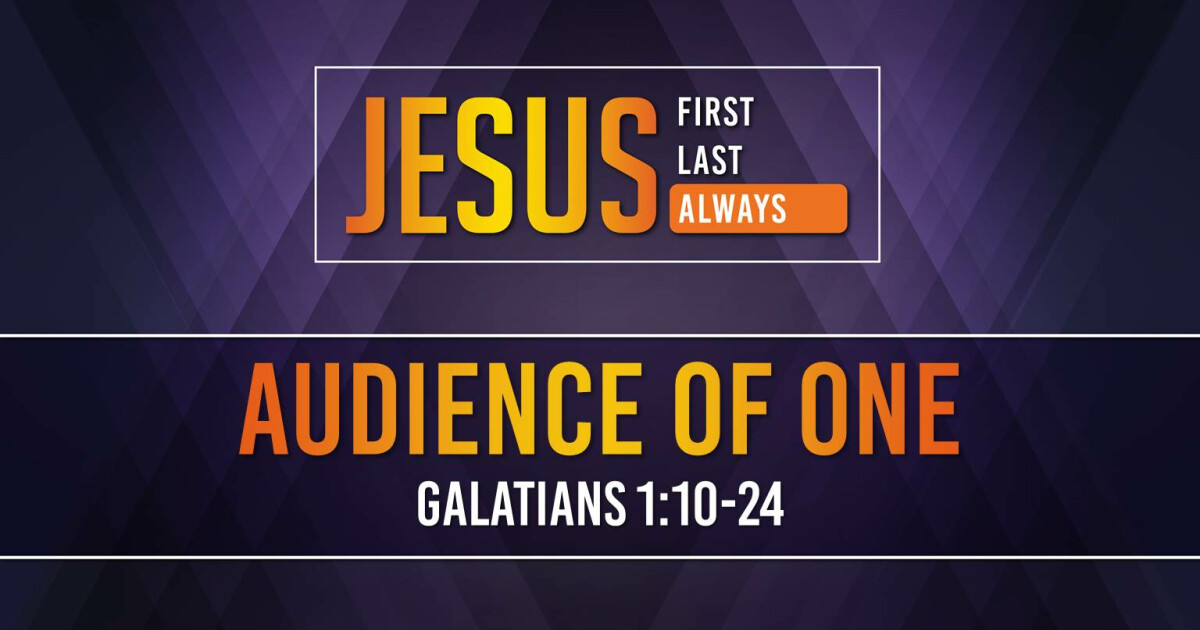 Audience Of One | Sermons | Coram Deo Bible Church