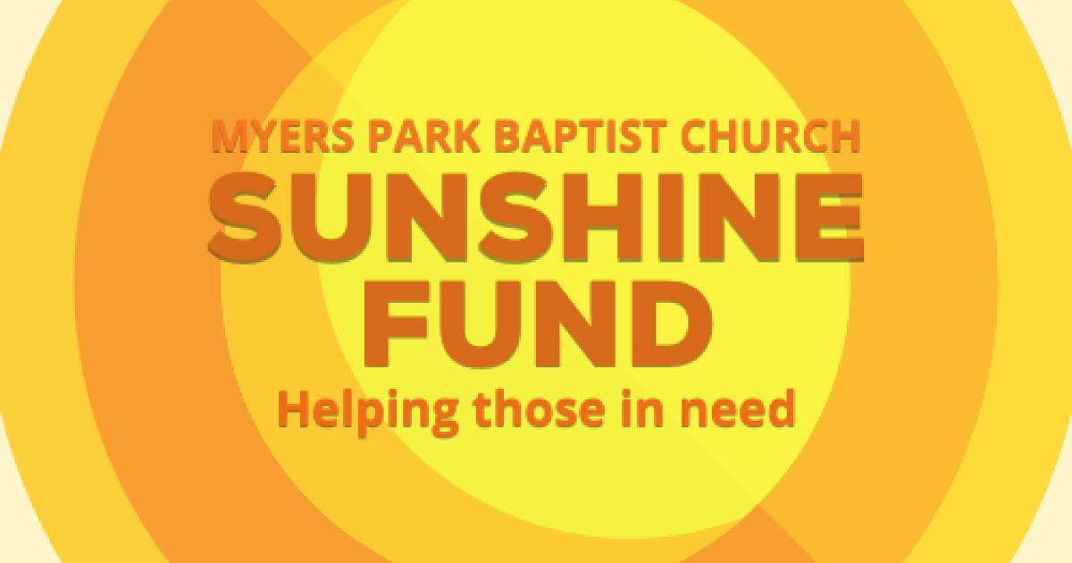 Sunshine Fund: Helping Those in Need | Articles | Myers Park Baptist Church