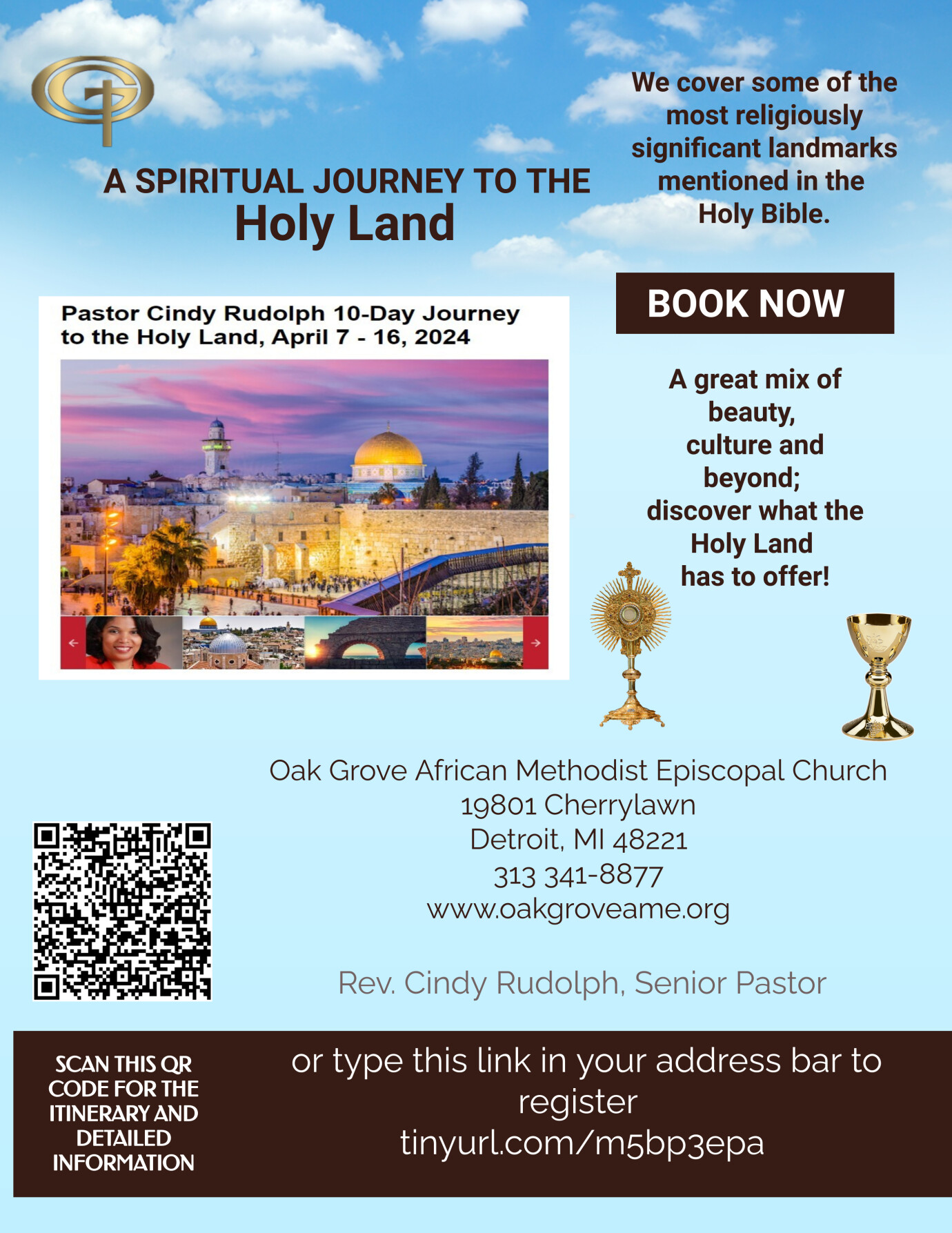 Holy Land Spiritual Journey | Oak Grove AME, Detroit MI