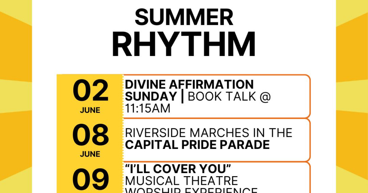 Summer Rhythm: June | Articles | Riverside Baptist Church Website