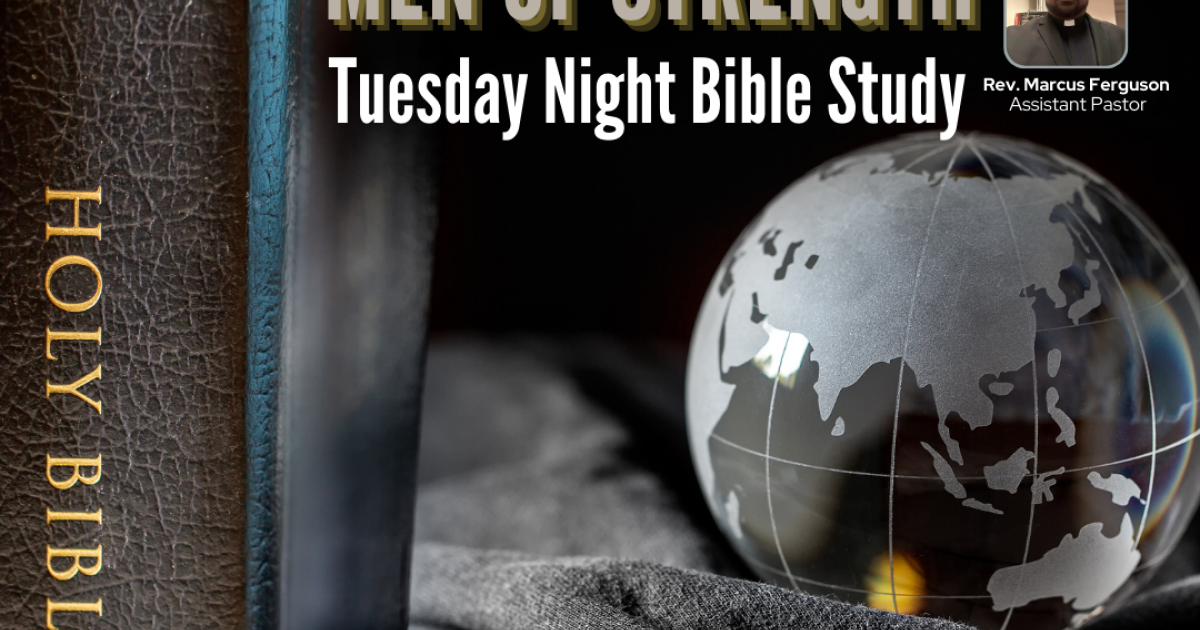 TRCC Men of Strength Bible Study | The Rock Christian Center