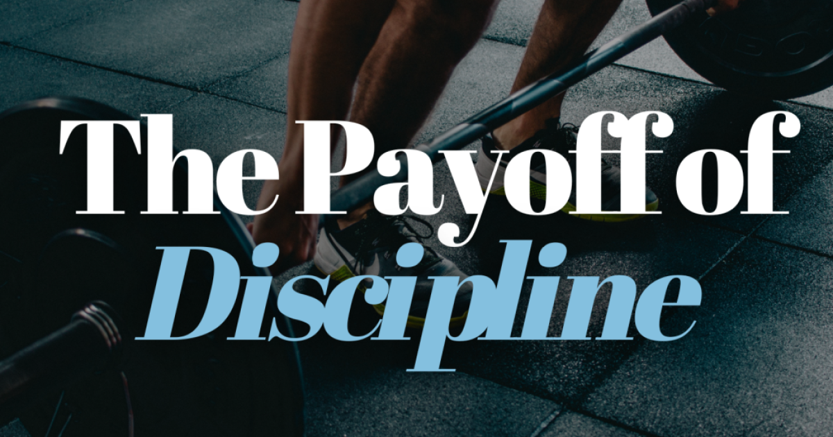 The Payoff of Discipline | Sermons | Speak the Word Church International