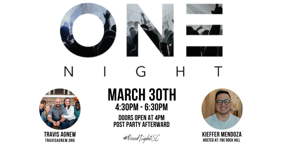 ONE NIGHT - Hosted by Rock Hill First Baptist | Second Baptist Church ...