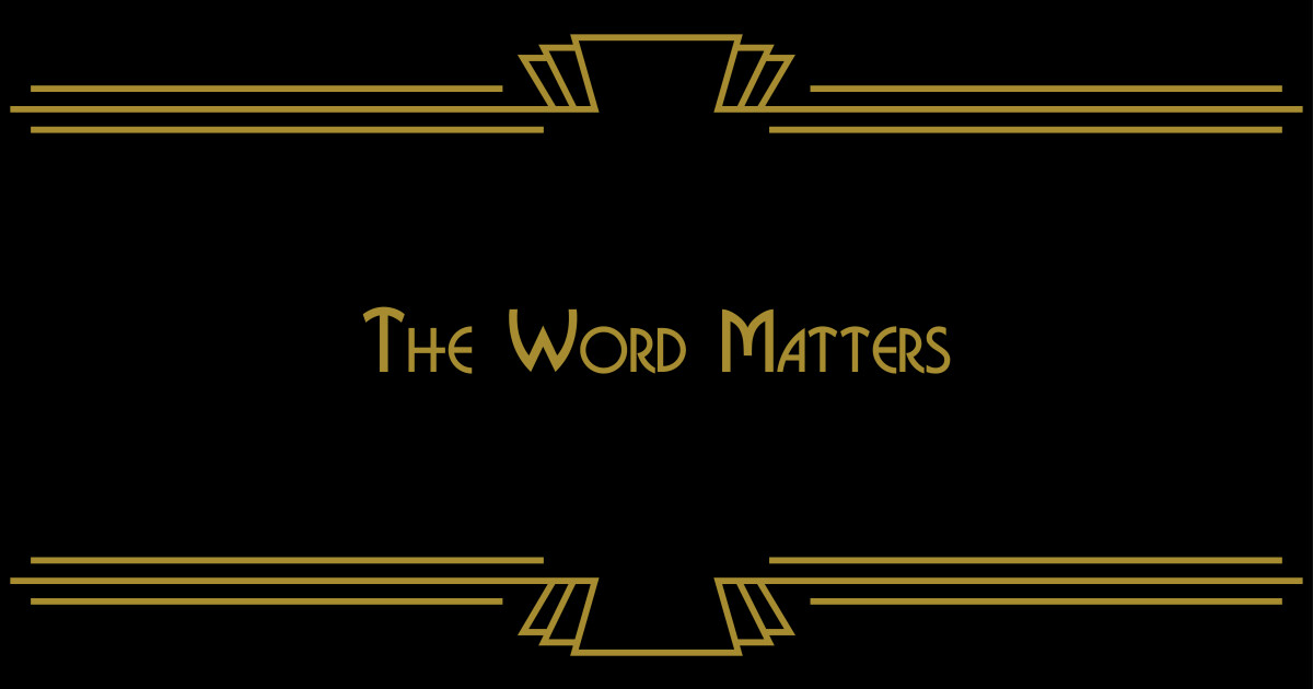 The Word Matters | Sermons | Eagle Heights Cathedral
