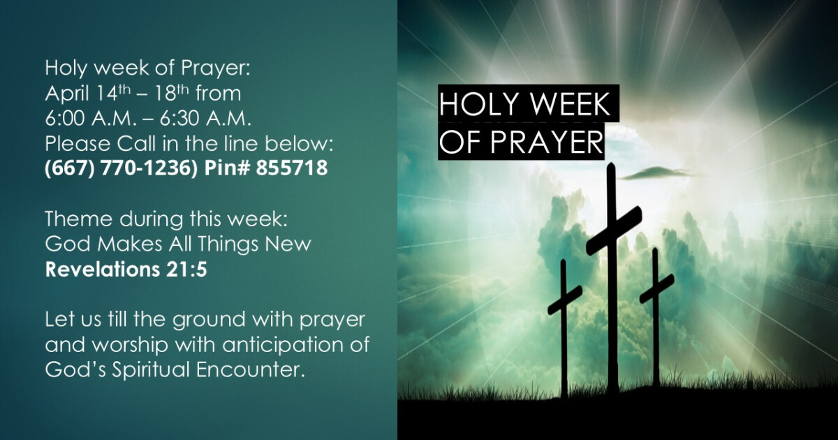 Prayer Week | Covenant Community Church