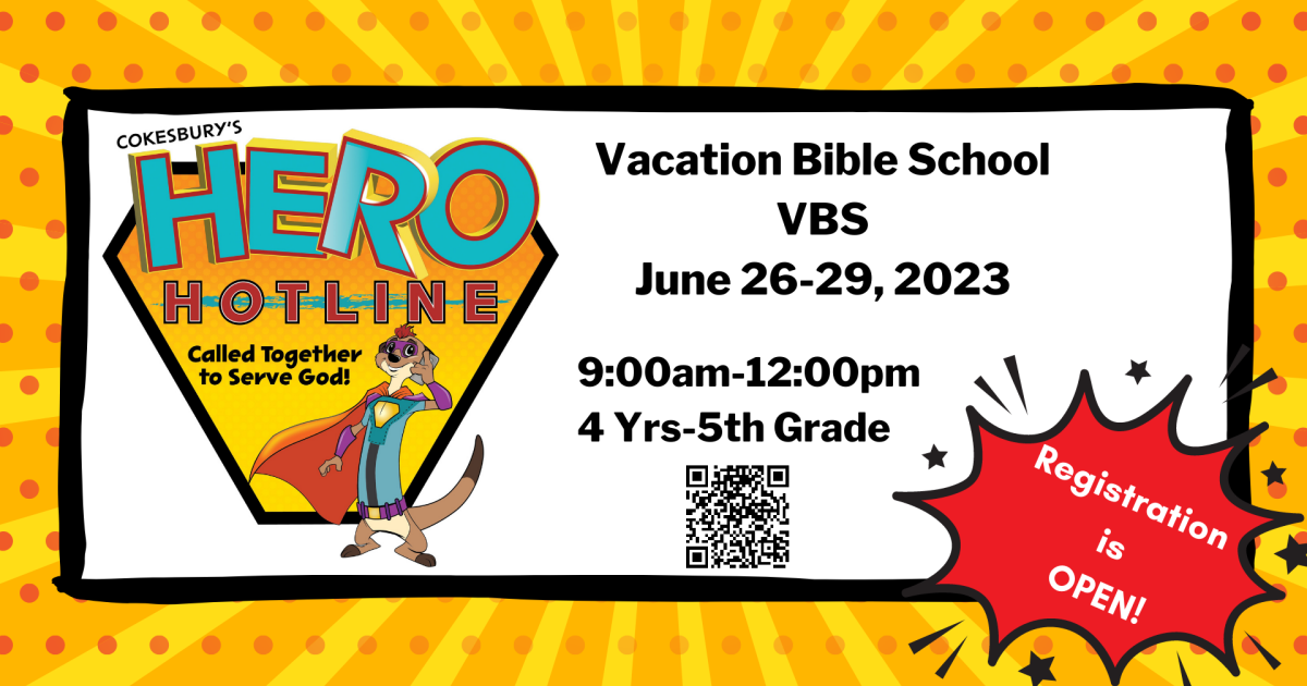 VBS 2023 - Hero Hotline Registration & Donations | Flower Mound United Methodist Church