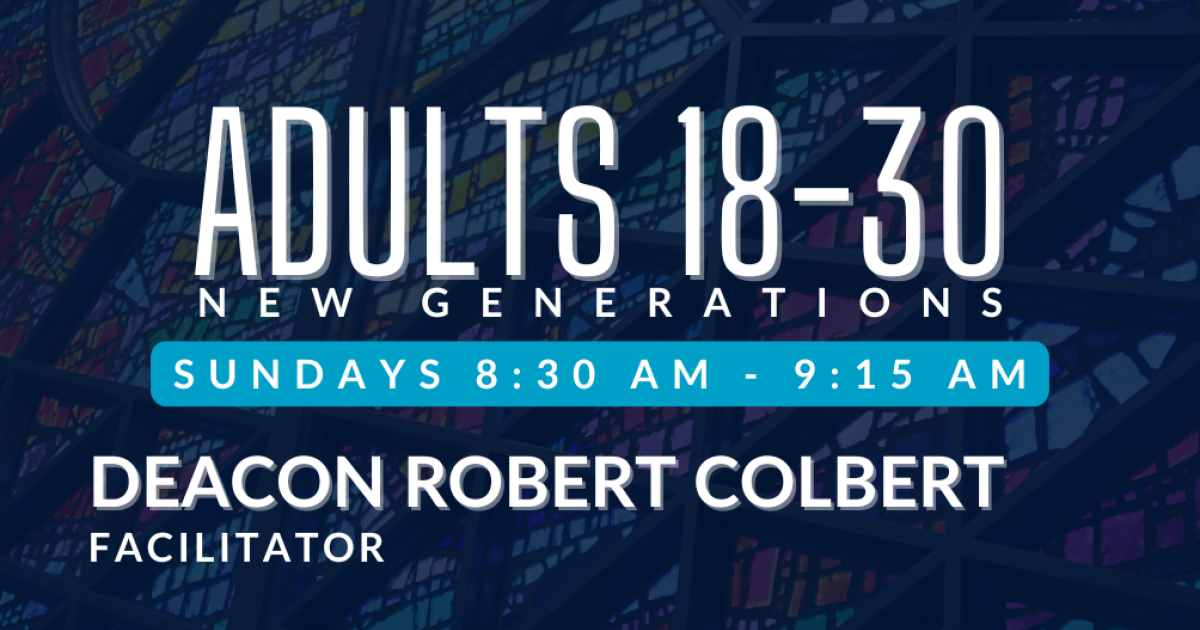 New Generation's Sunday School Class | St. John Missionary Baptist