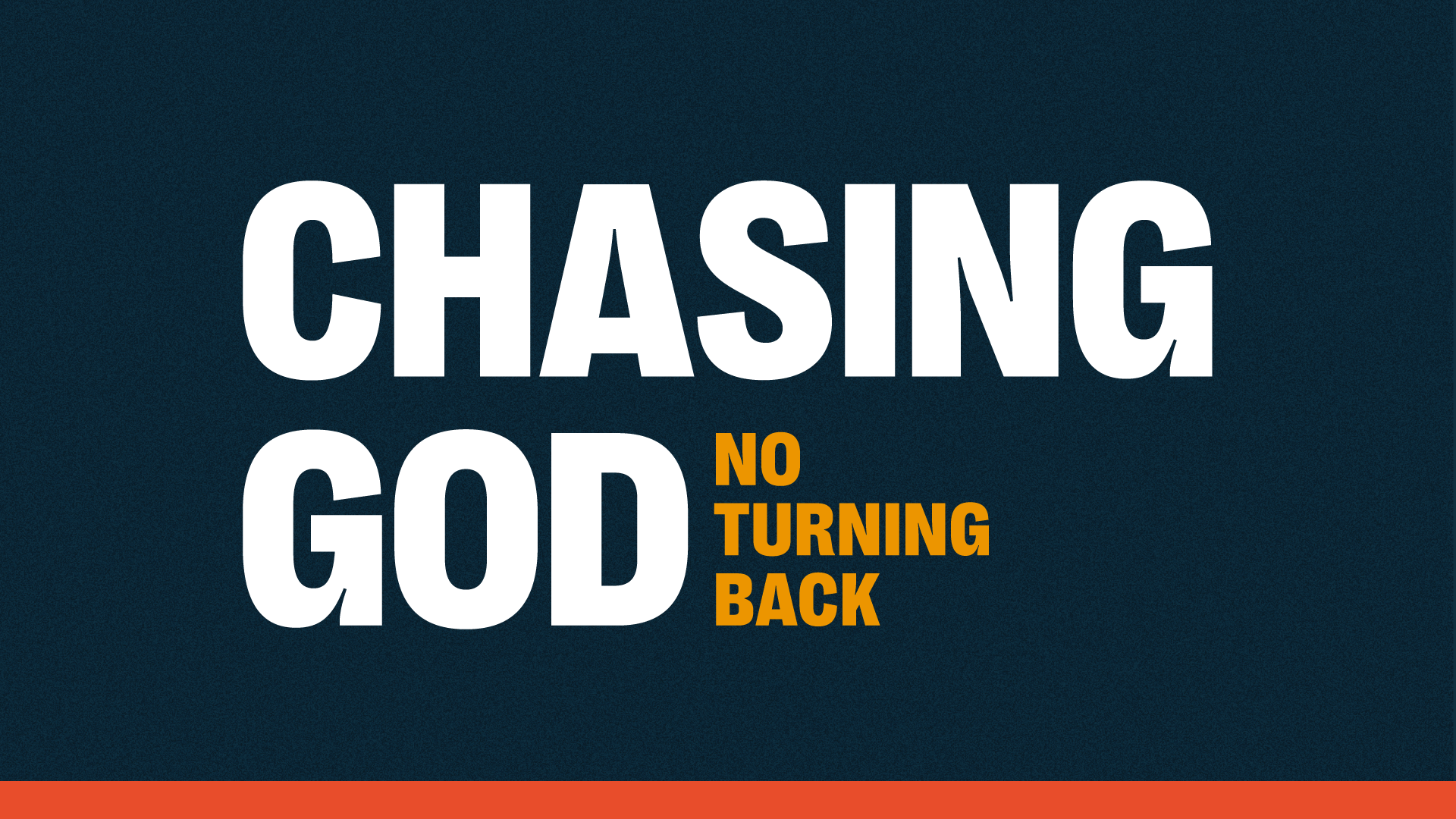 Blog - Chasing God