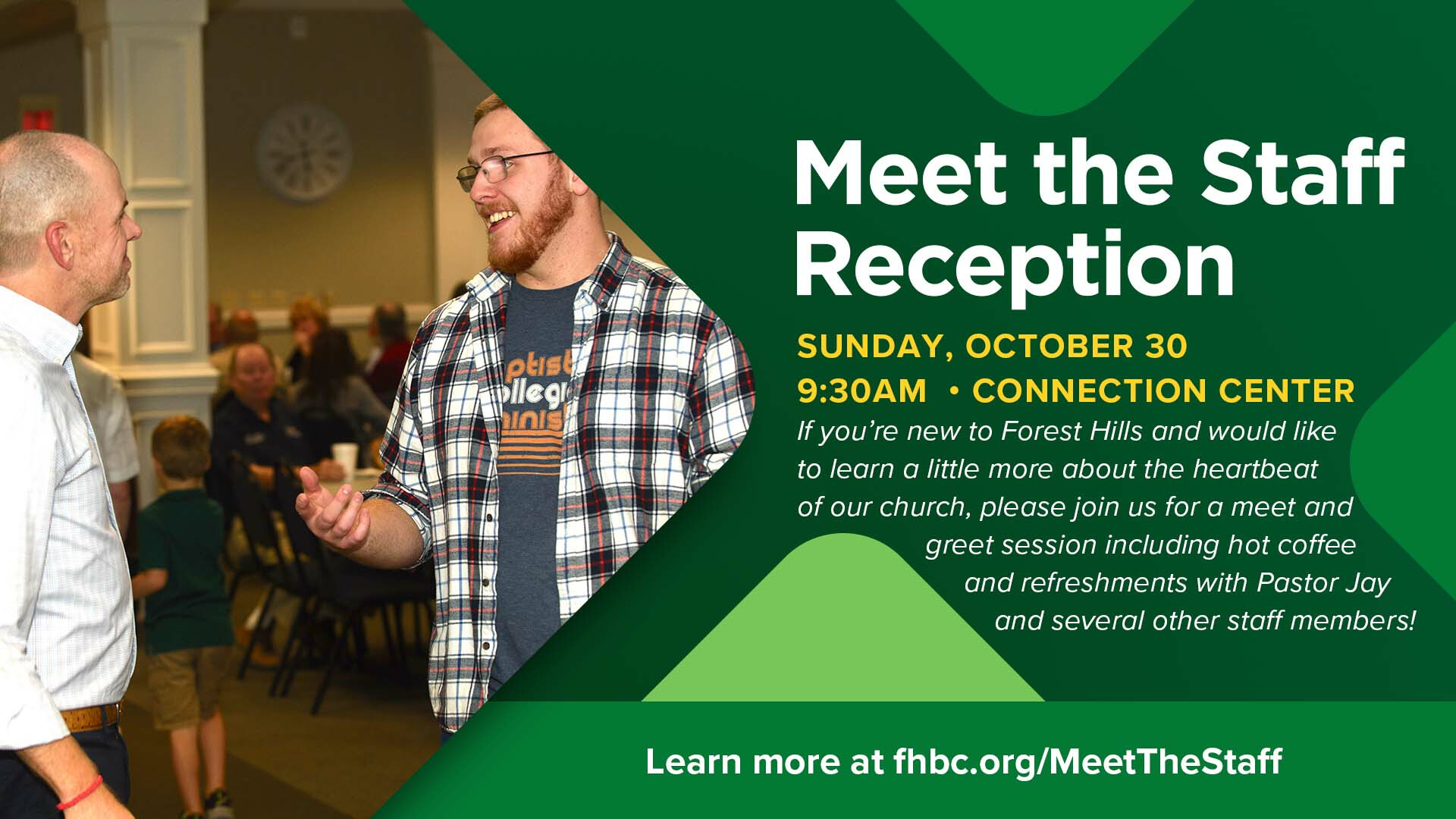 Meet The Staff Reception | Articles | Forest Hills Baptist Church