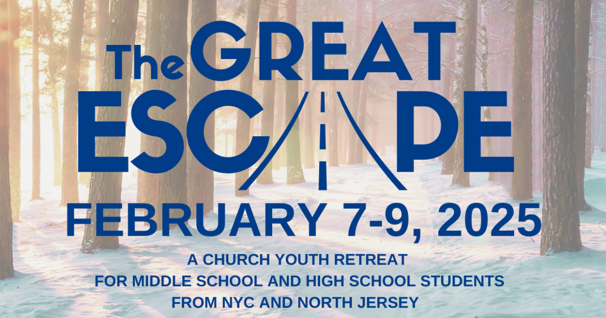 Great Escape | Grace Presbyterian Church | Hamptons