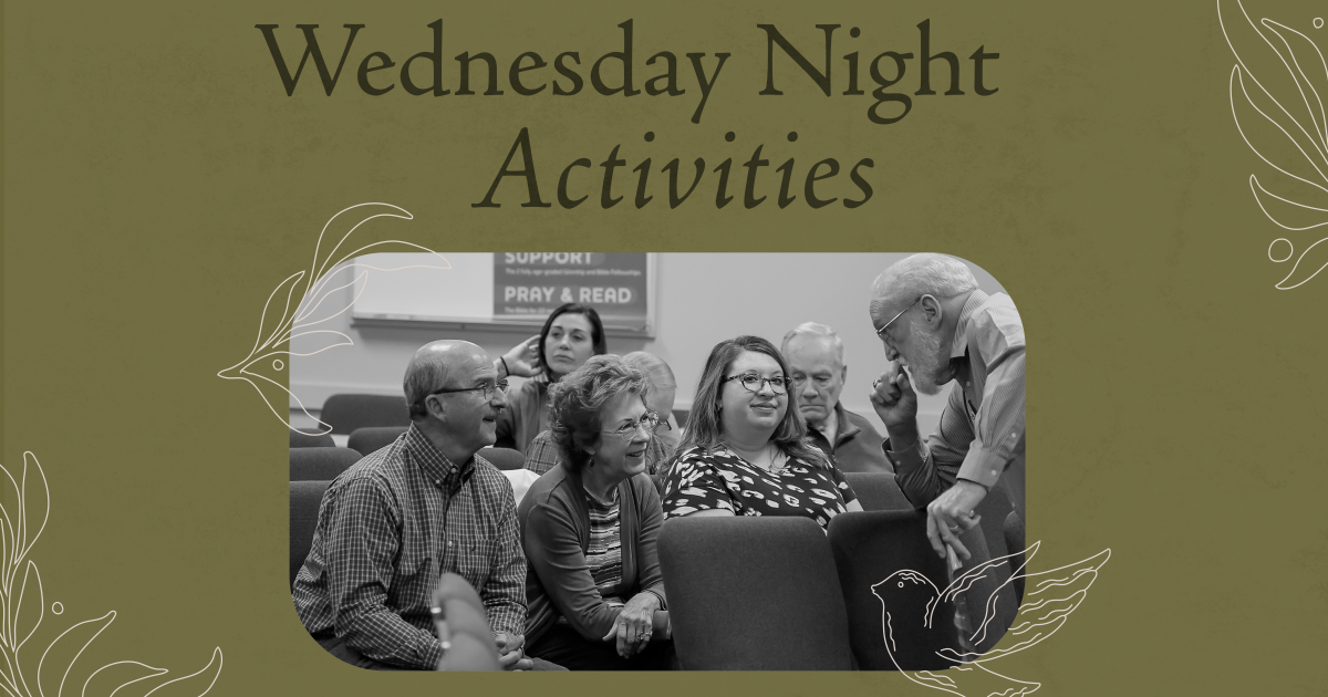 Wednesday Night Activities | Temple Baptist Church | Hattiesburg MS