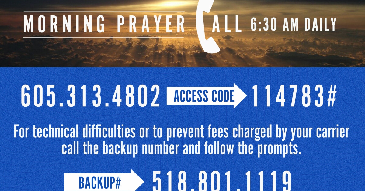 Morning Prayer Call | Nations Ford Community Church
