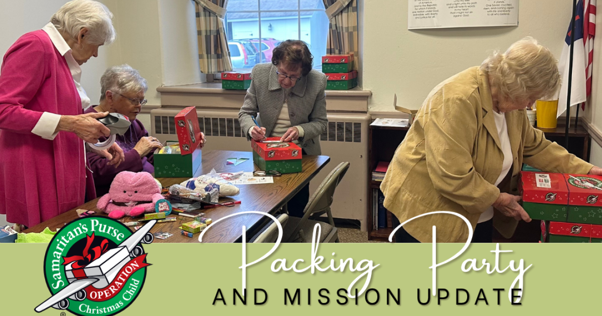 Operation Christmas Child Packing Party | Missions | Fairview ...