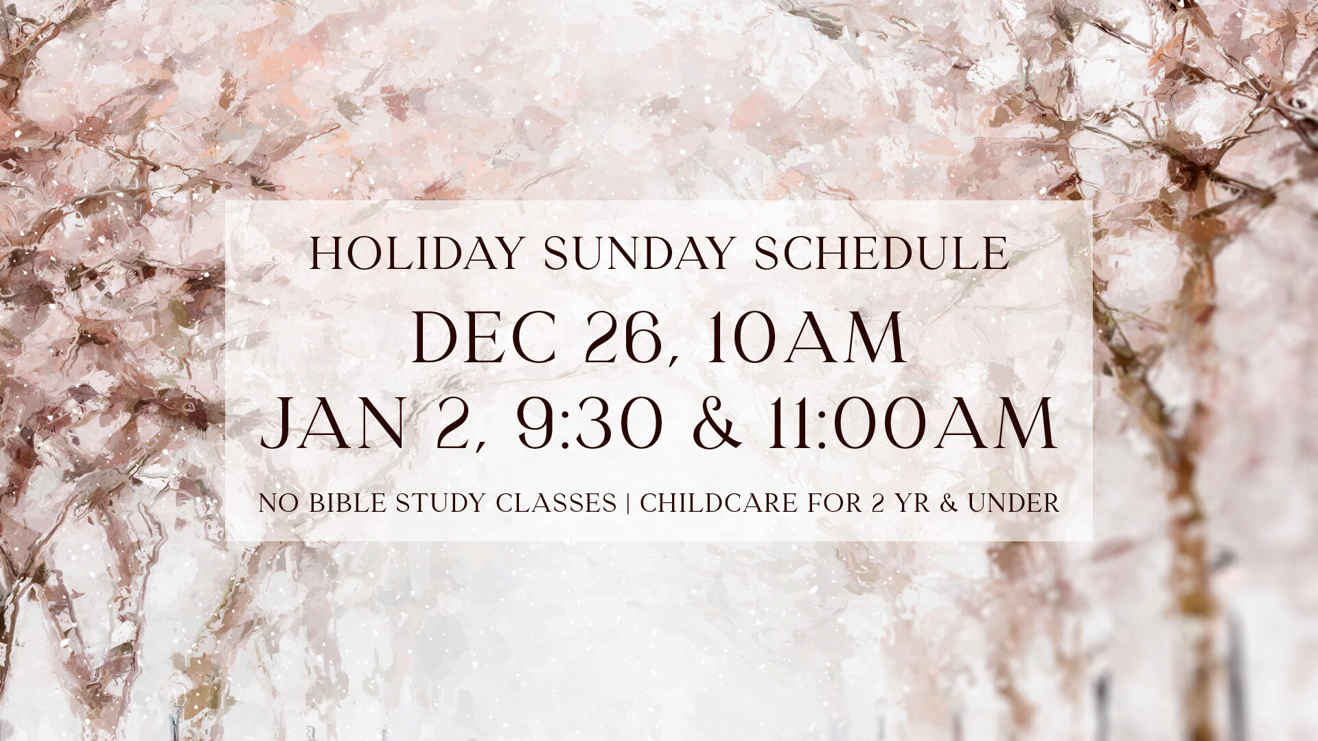 Holiday Sunday Service | Oakwood Baptist Church | TX