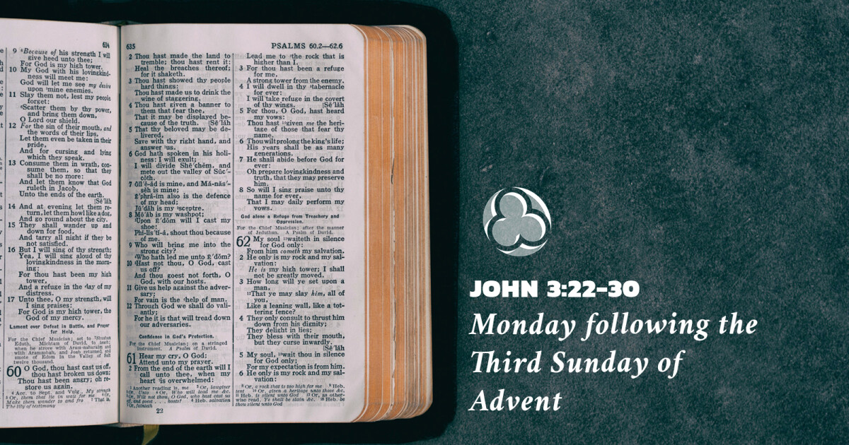 All about John | Daily Meditations | Trinity Episcopal Church