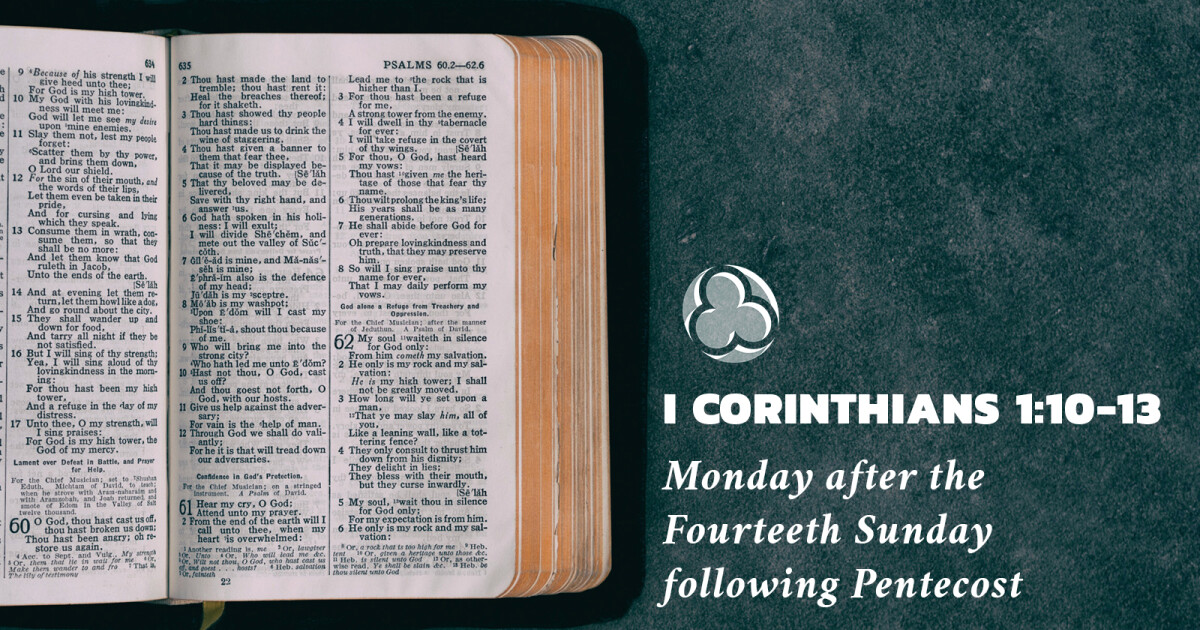 Has Christ Been Divided? | Daily Meditations | Trinity Episcopal Church