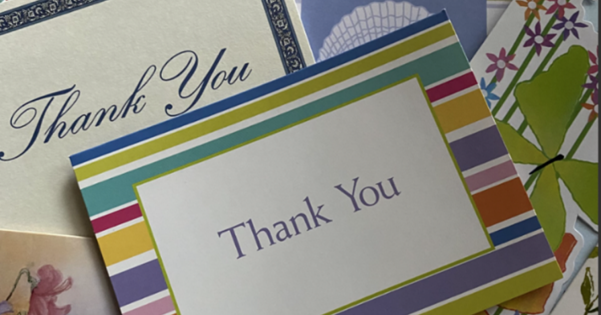 Thank You Notes | blog | FUMC Hurst TX