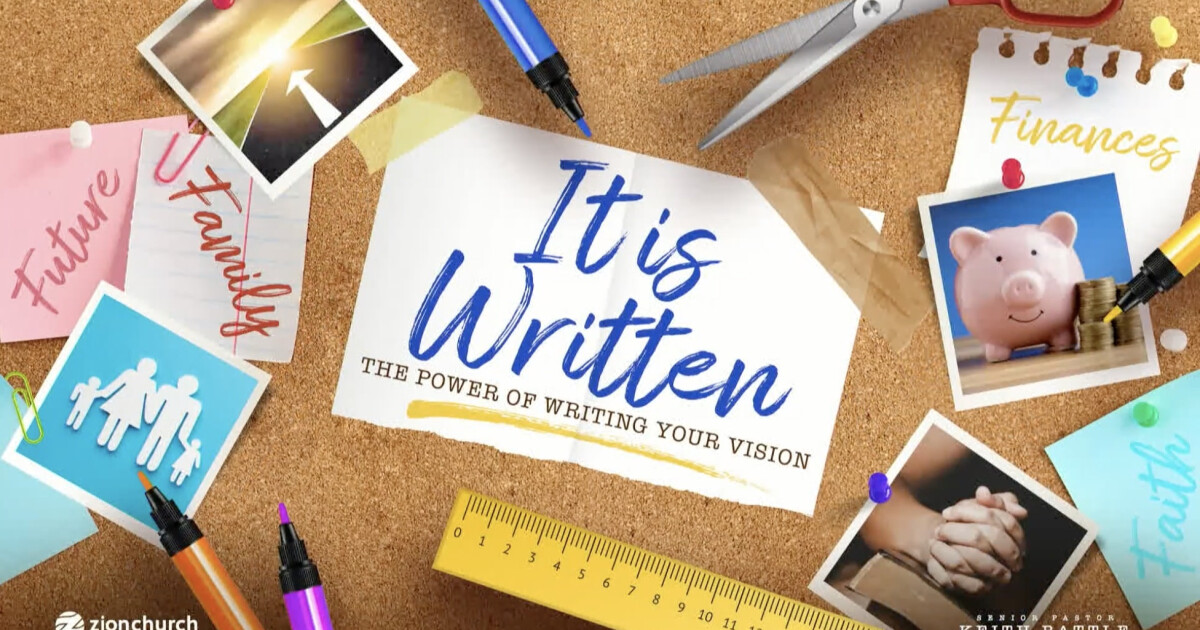 It is Written | Sermons | Zion Church