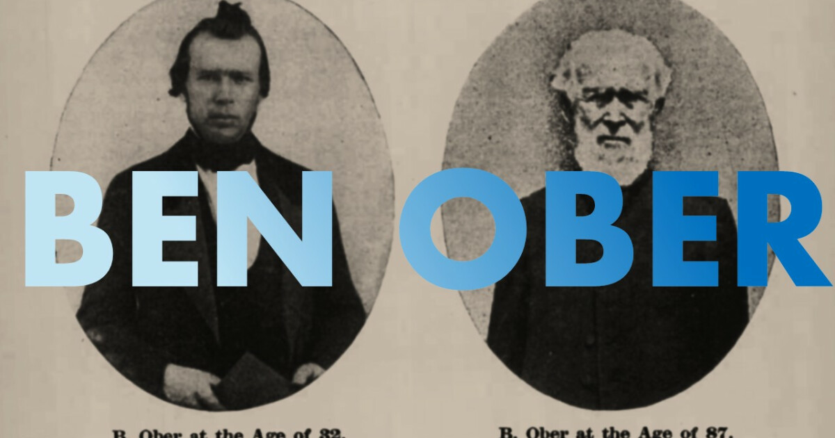 Ben Ober: Autobiography of a 19th Century Church Planter | The Global ...